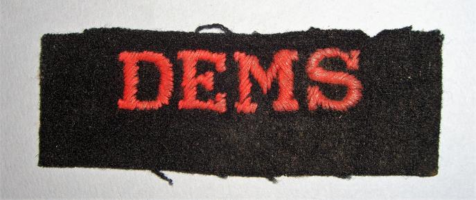 The Quartermaster's Store | WW2 - DEMS Merchant Navy Embroidered Red on ...