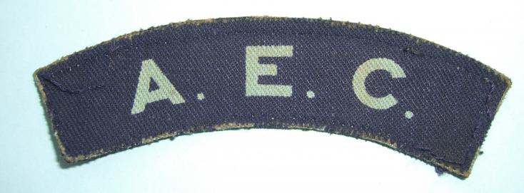 The Quartermaster's Store | WW2 Printed AEC Army Education Corps Light ...