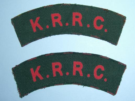 The Quartermaster's Store | WW2 KRRC Kings Royal Rifle Corps Matched ...