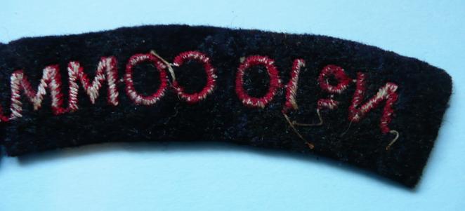 The Quartermaster's Store | Rare Number 10 Commando Cloth shoulder ...