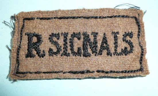 The Quartermaster's Store | WW2 Royal Corps of Signals Embroidered ...