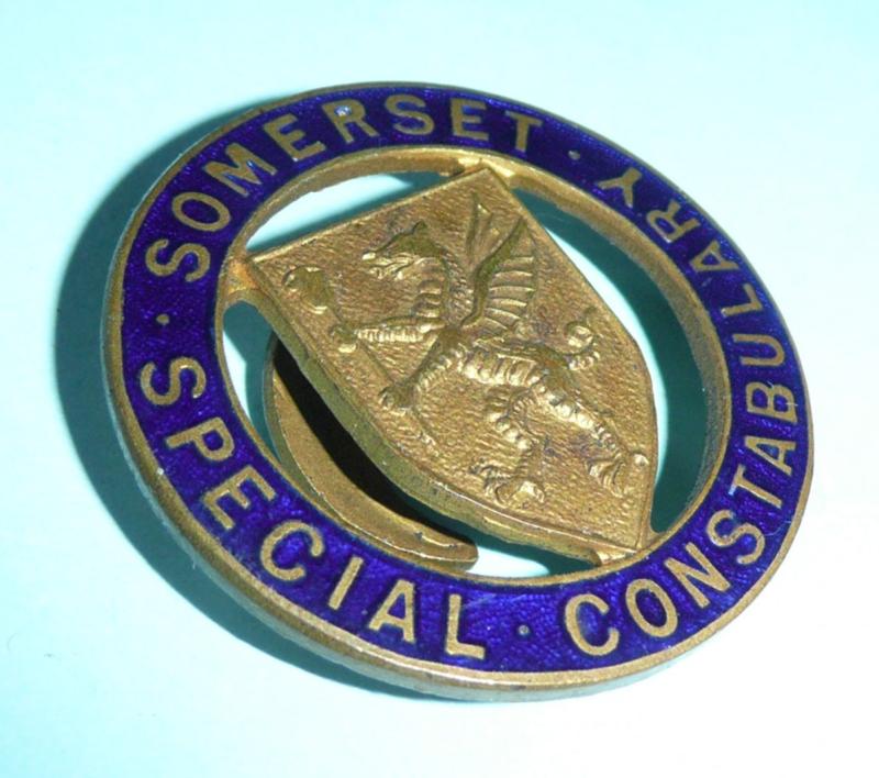 The Quartermaster's Store | WW2 Somerset Special Constable Constabulary Police Gilt and Enamel ...